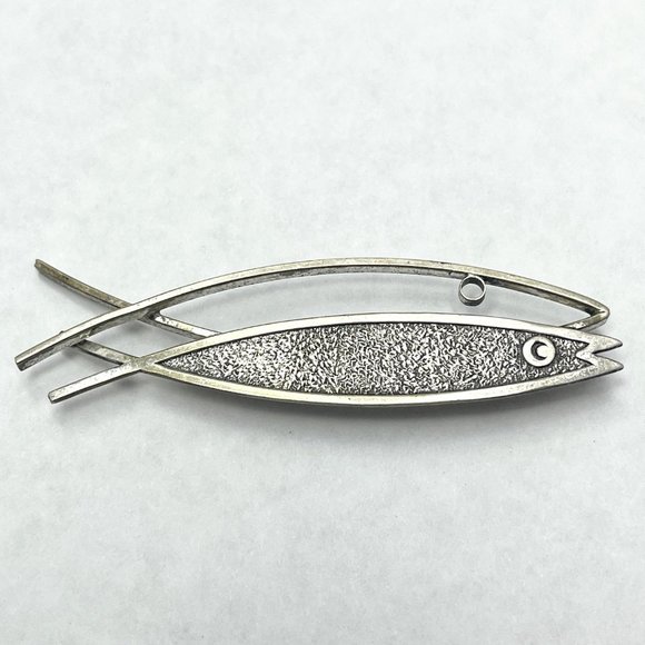 Vintage | Jewelry | Vintage Silver Fish Brooch Pin | Poshmark